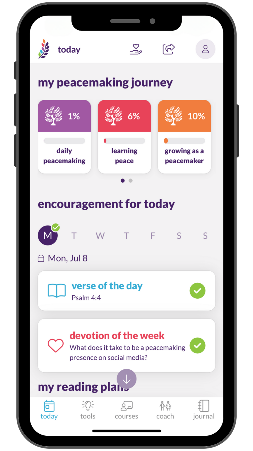 get the PeaceWise app - PeaceWise